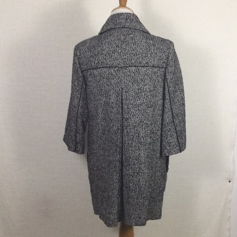 Mac & Jac Vintage-Look Nubby Tweed Coat - Gem